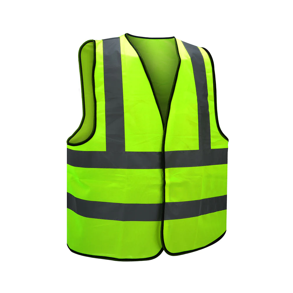 Reflective High Visibility Vest Knit Fabric Velcro Type - Alzain trading