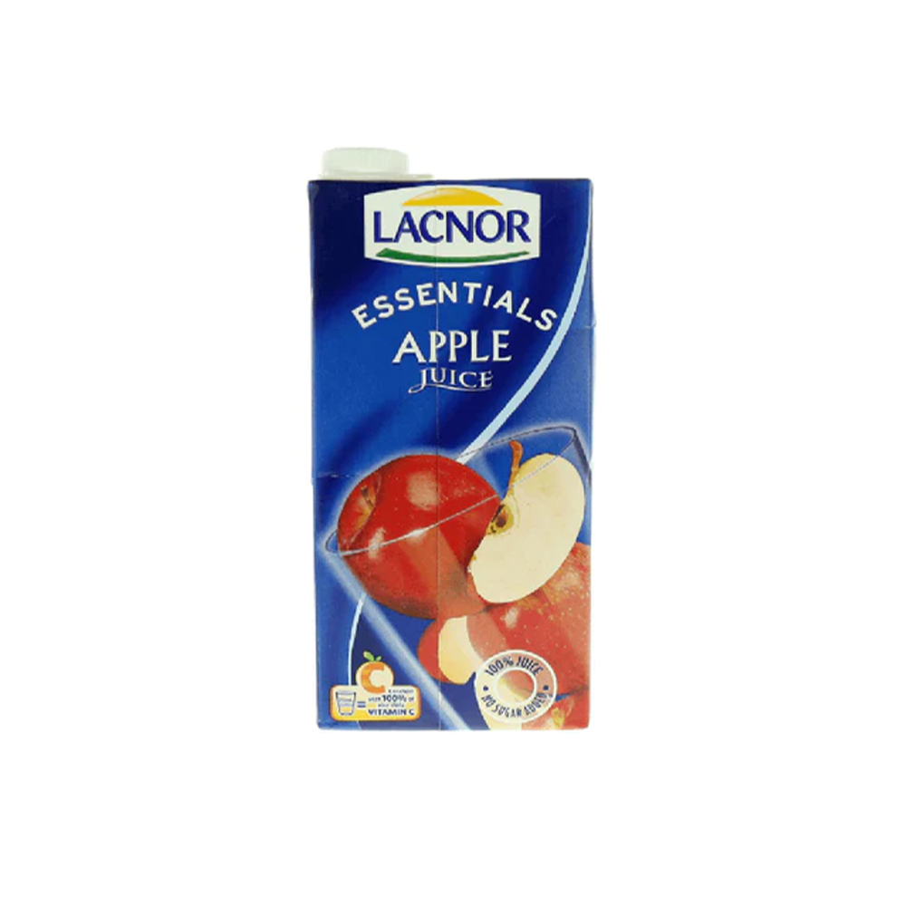 Lacnor Essentials Apple Juice 1L - Alzain trading