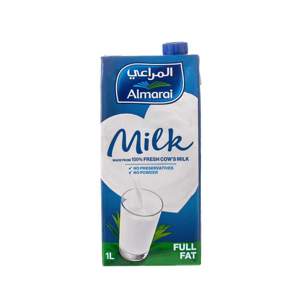 Almarai Full Fat Milk 1Liter - Alzain trading
