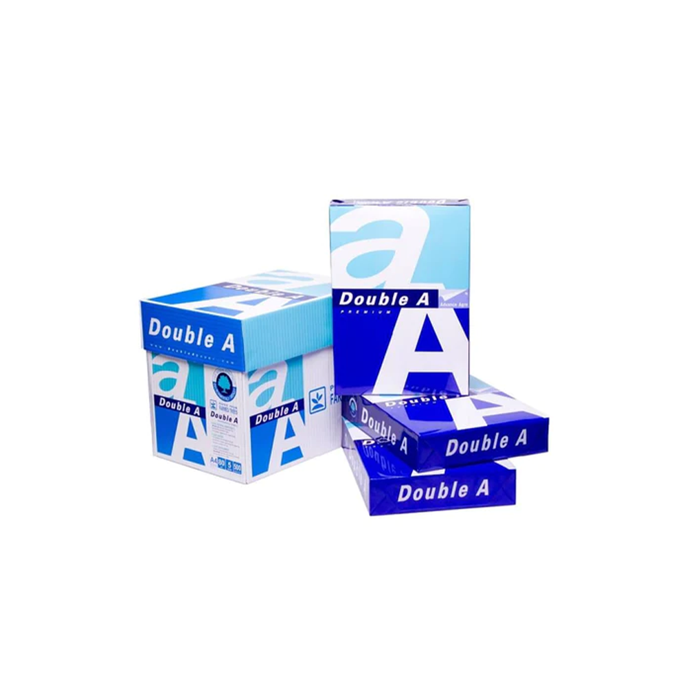 Double A Premium Photocopy Paper, A4 Size, 80 gsm, 5 Reams - Box ...
